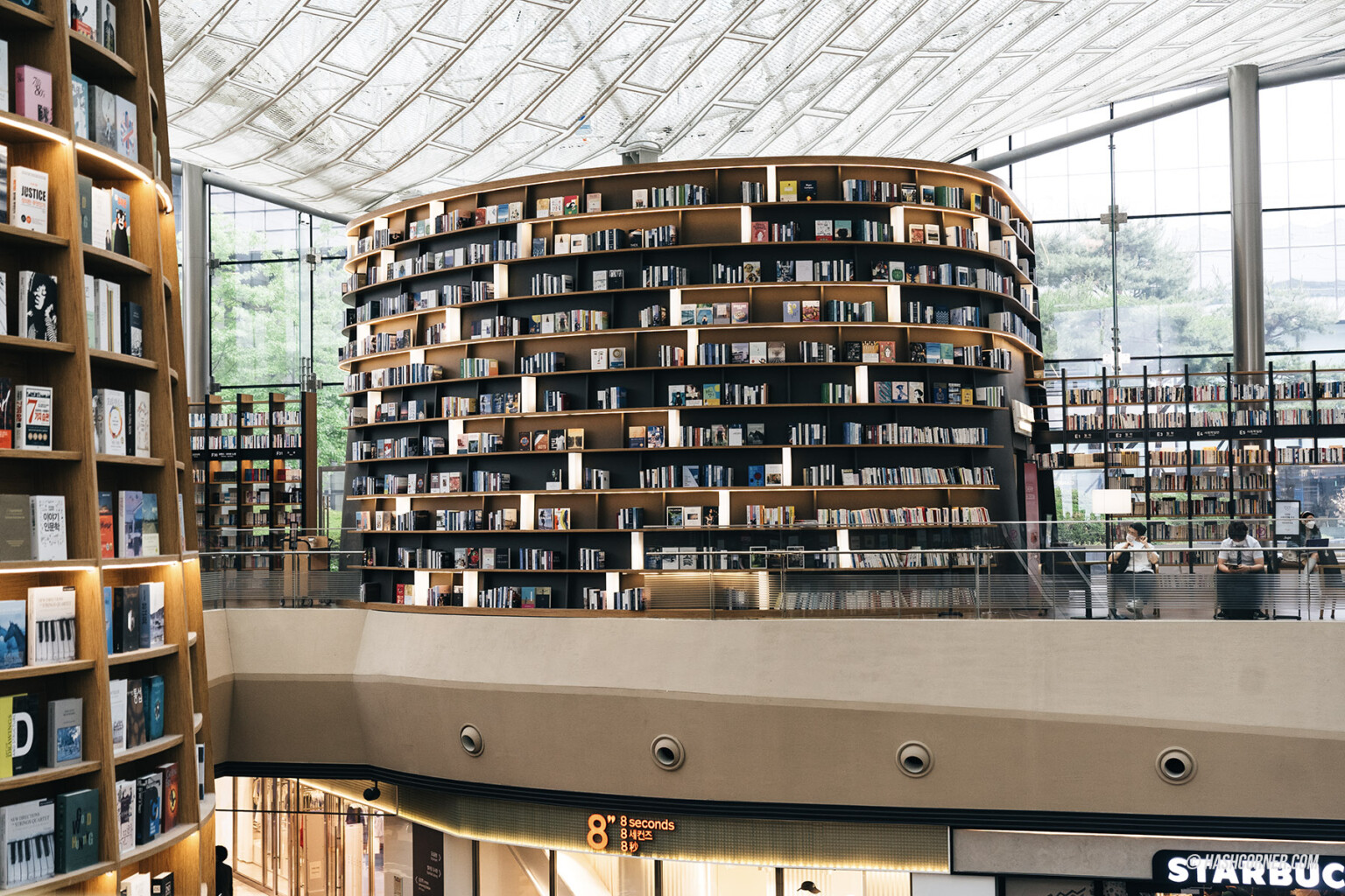 รีวิว ห้องสมุดสตาร์ฟิลด์ (Starfield Library) x โซล ร้านหนังสือถ่ายไอจี ...